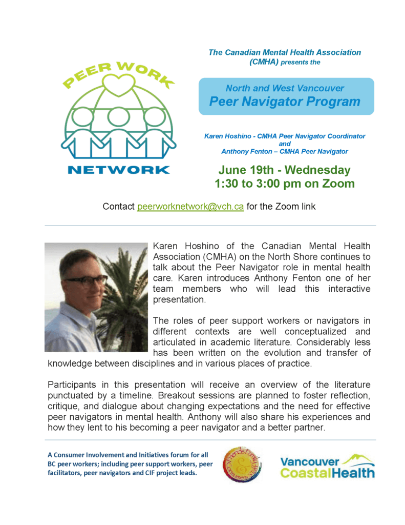 Peer Work Network | Programs | Spotlight on Mental Health