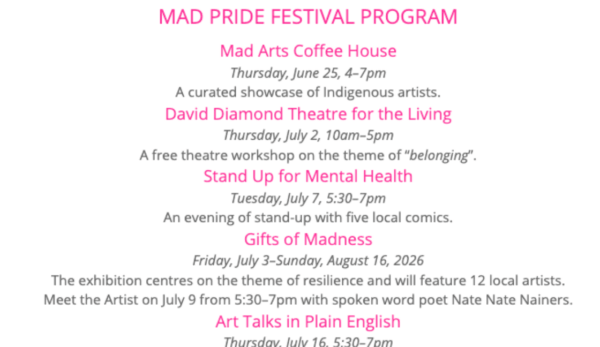 Celebrate Mad Pride Festival with Connection Salon